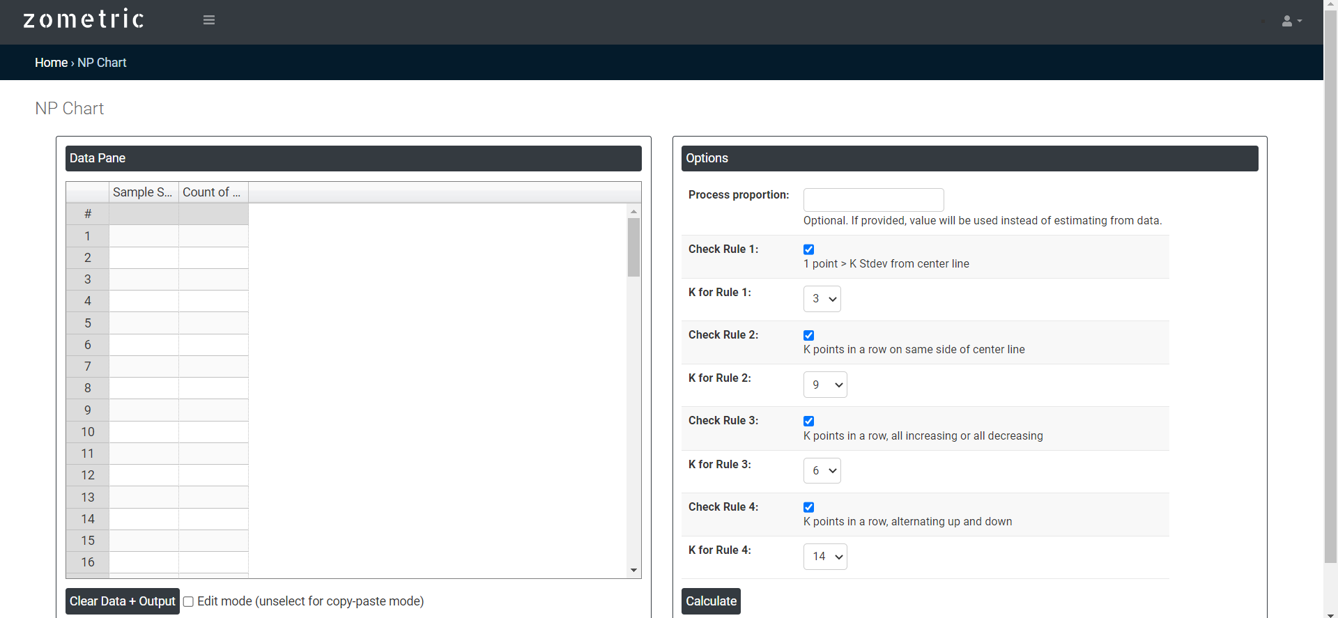 NP Chart Example Guide And Sample Data Zometric
