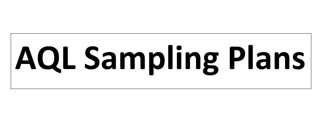 AQL sampling plans